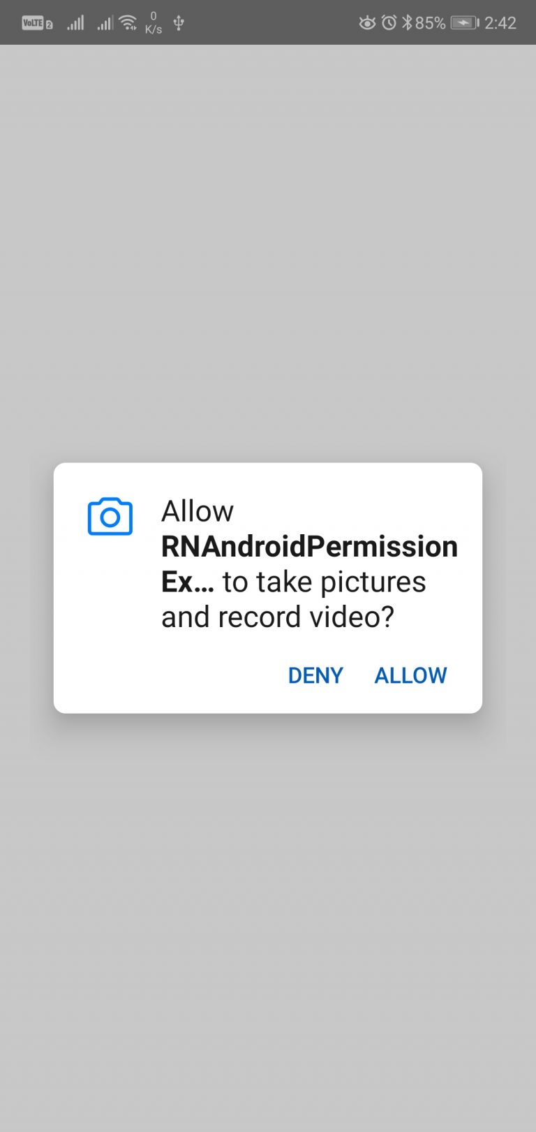 Ask Run Time Android Permission using React Native PermissionsAndroid