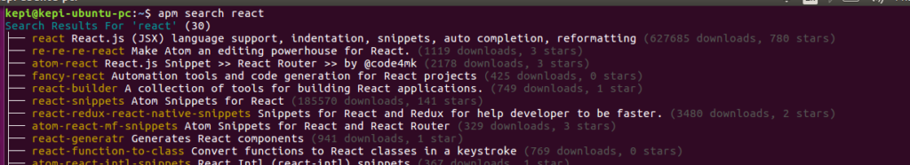 3 Steps Installation Guide for ATOM Code Editor - About React
