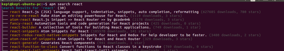 3 Steps Installation Guide for ATOM Code Editor - About React