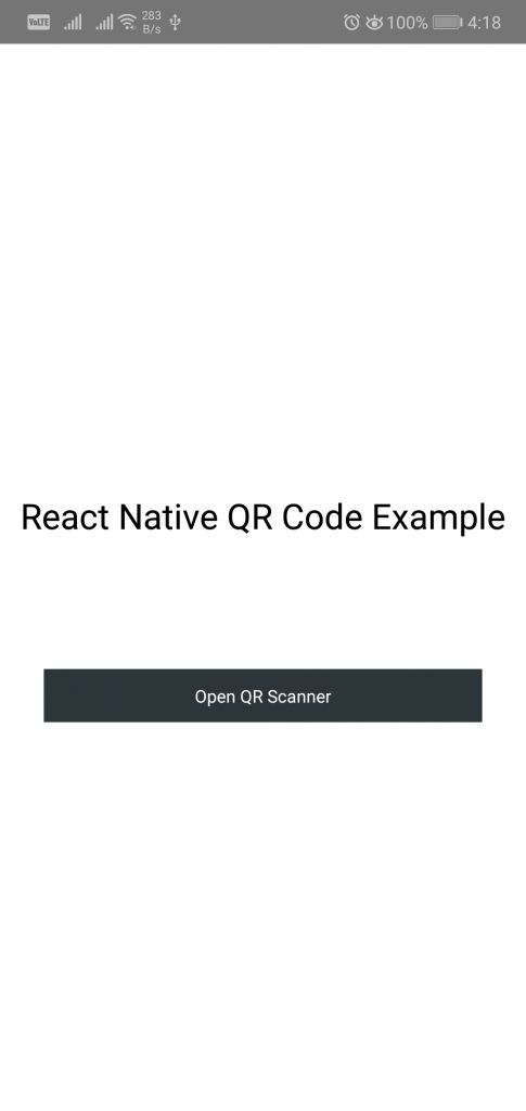 Barcode and QR Code Scanner using Camera in React Native