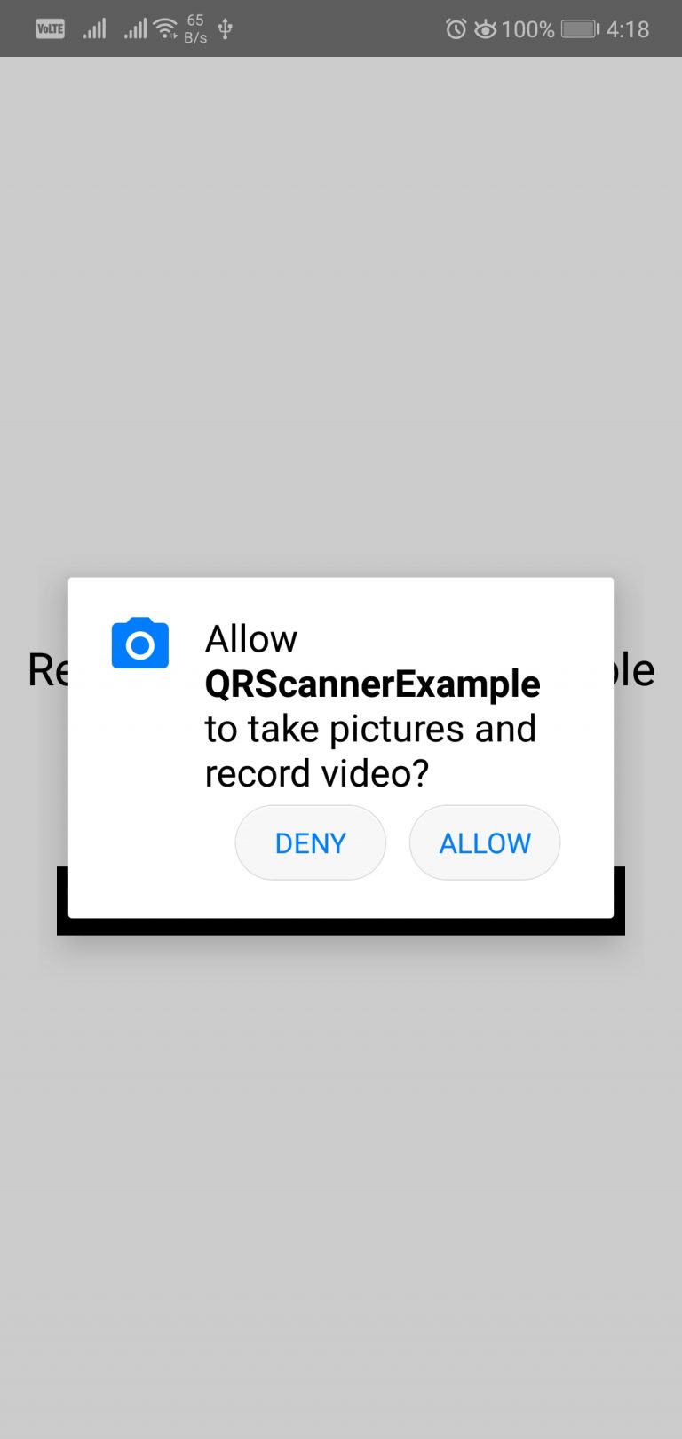Barcode and QR Code Scanner using Camera in React Native
