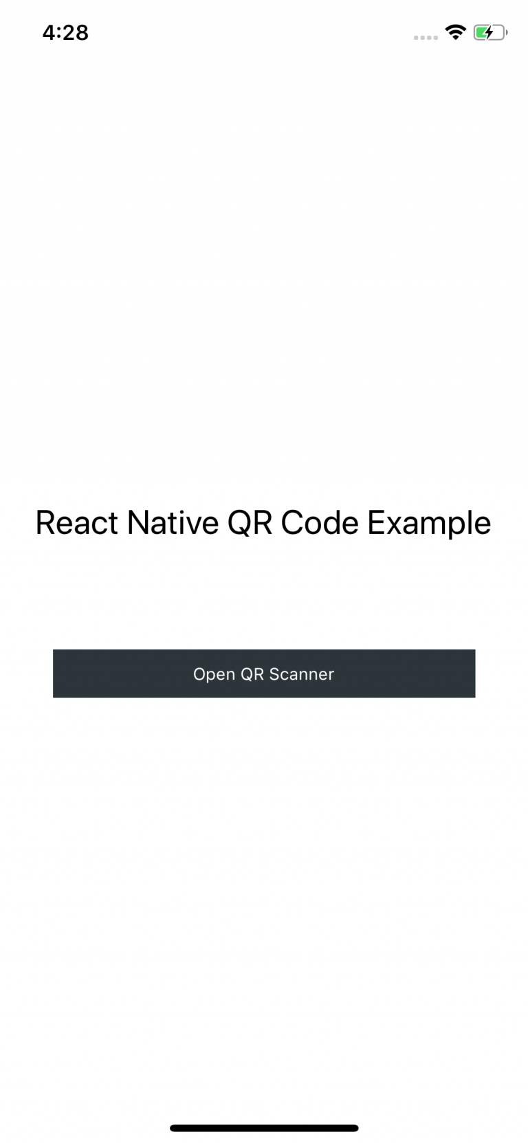 Barcode and QR Code Scanner using Camera in React Native