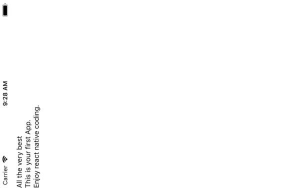 React Native Disable Screen Rotation - About React