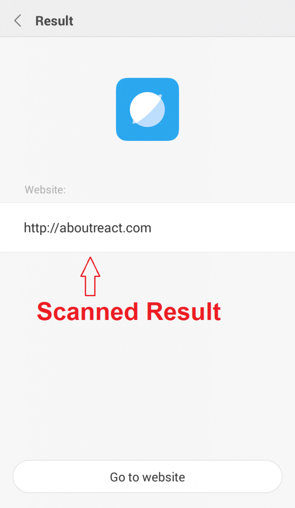 Generation of QR Code in React Native - About React