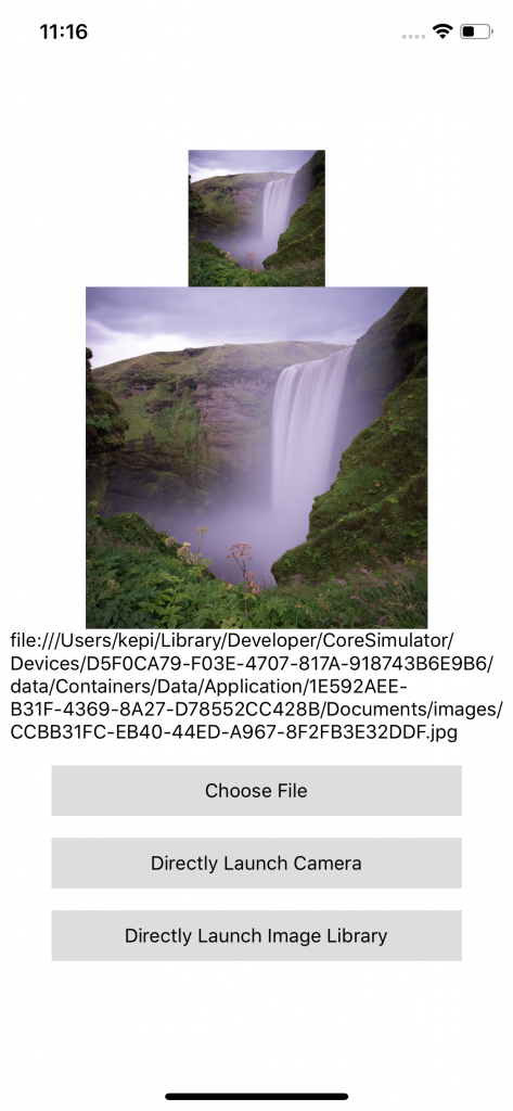 Example of Image Picker in React Native - About React