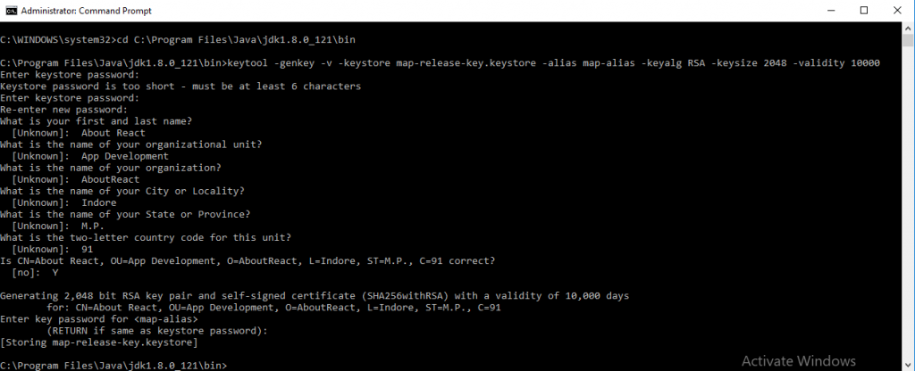 How to Generate Signed Android APK of React Native App