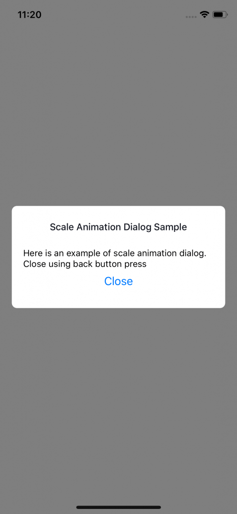 Example of Popup Dialog in React Native - About React