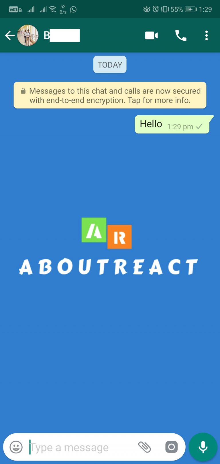 Example To Send Whatsapp Message From React Native App 5841