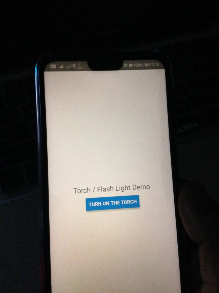 Turn on/off Flashlight to Make a Torch App in React Native