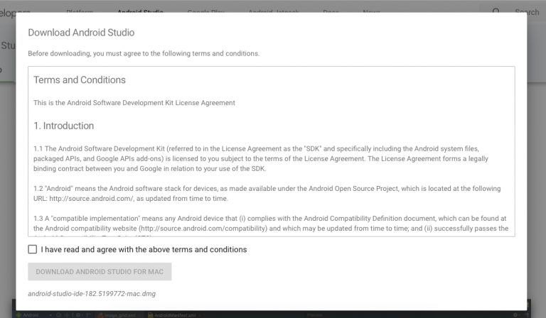 Setting up Android Development Environment & Android Studio in Mac OS