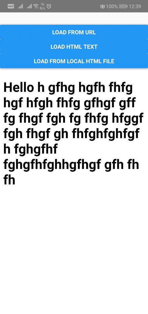 Load Local HTML File or URL in React Native using react-native-webview