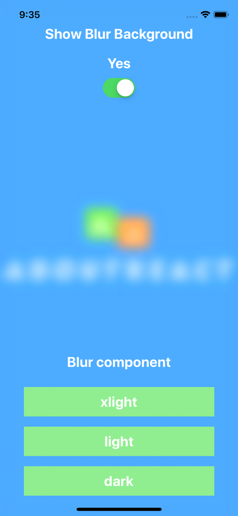 Make a Blur Background in React Native - About React