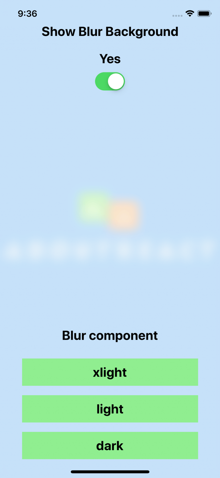 Make a Blur Background in React Native - About React