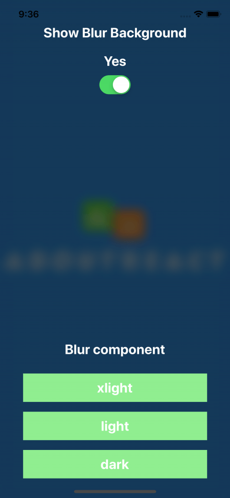 Make a Blur Background in React Native - About React