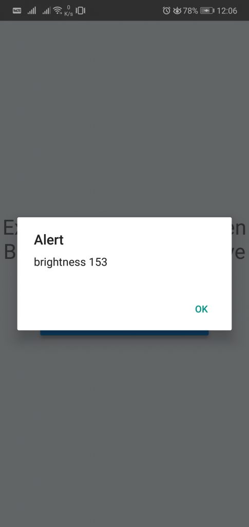 Control Device Brightness from React Native App - About React