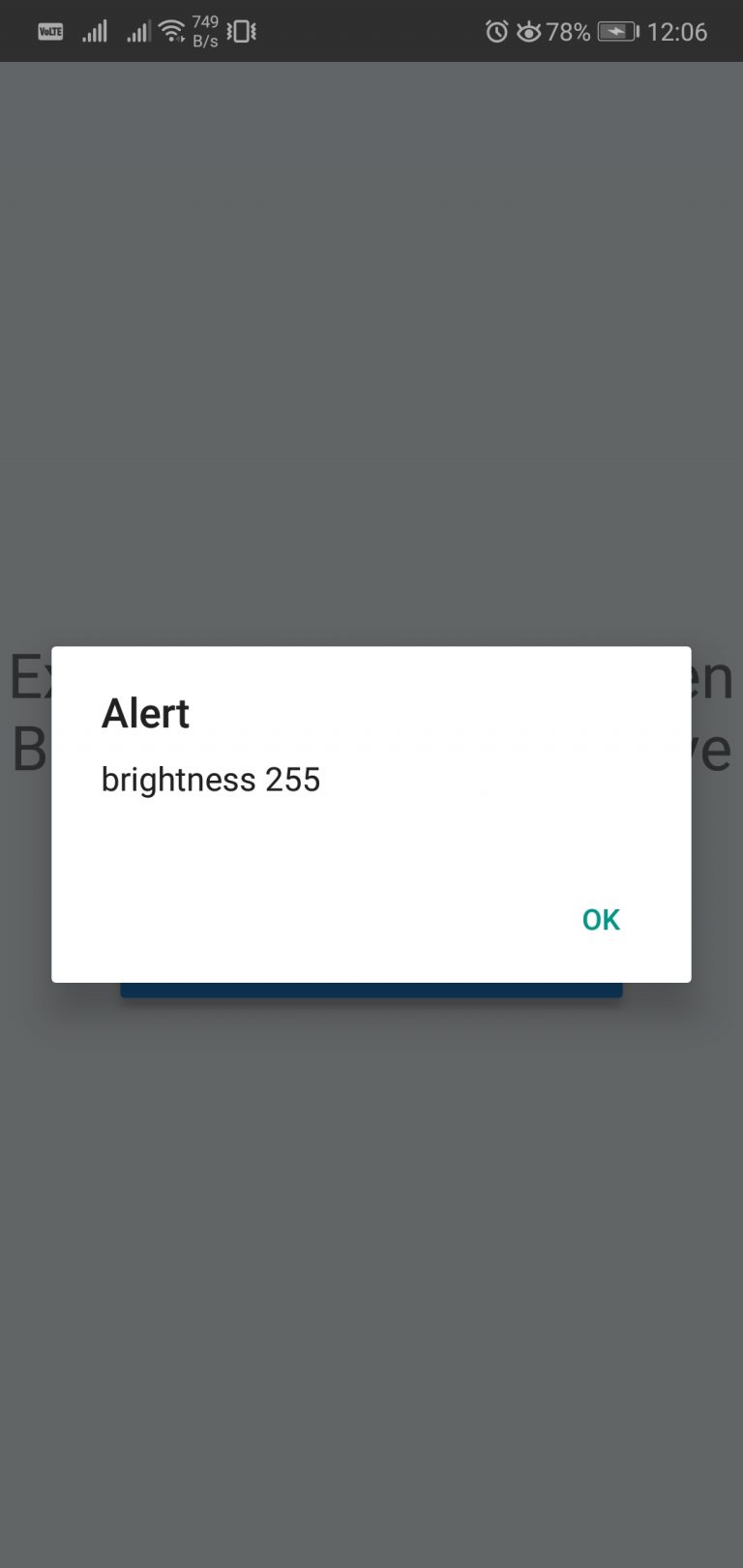 Control Device Brightness from React Native App - About React