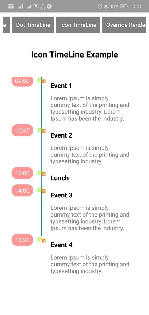 Show Timeline using React Native Timeline ListView - About React
