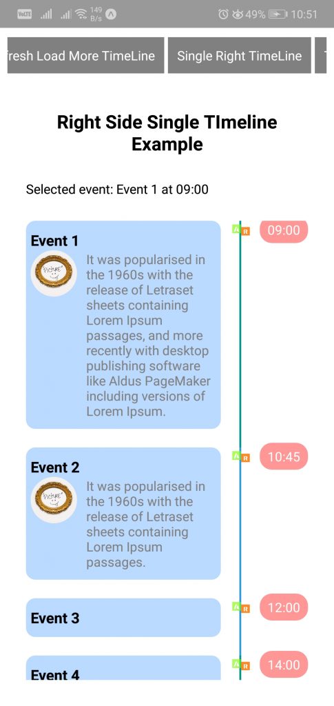 Show Timeline using React Native Timeline ListView - About React
