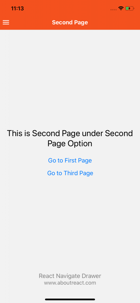 React Native Drawer - Example using React Navigation V6