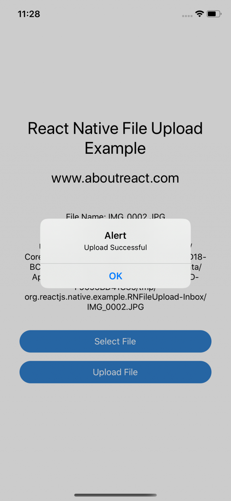 How to Upload File/Image to Server with Form Data in React Native