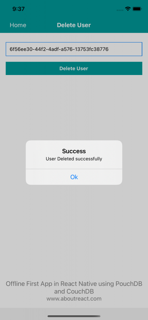 Building Offline First App in React Native using PouchDB and CouchDB
