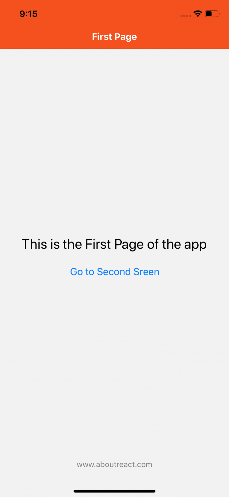 React Native Finish Current Screen while Navigating to Next