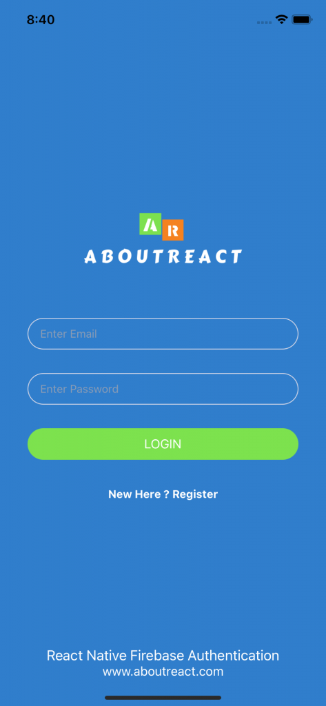 Email Authentication Using Firebase Authentication In React Native App 5837
